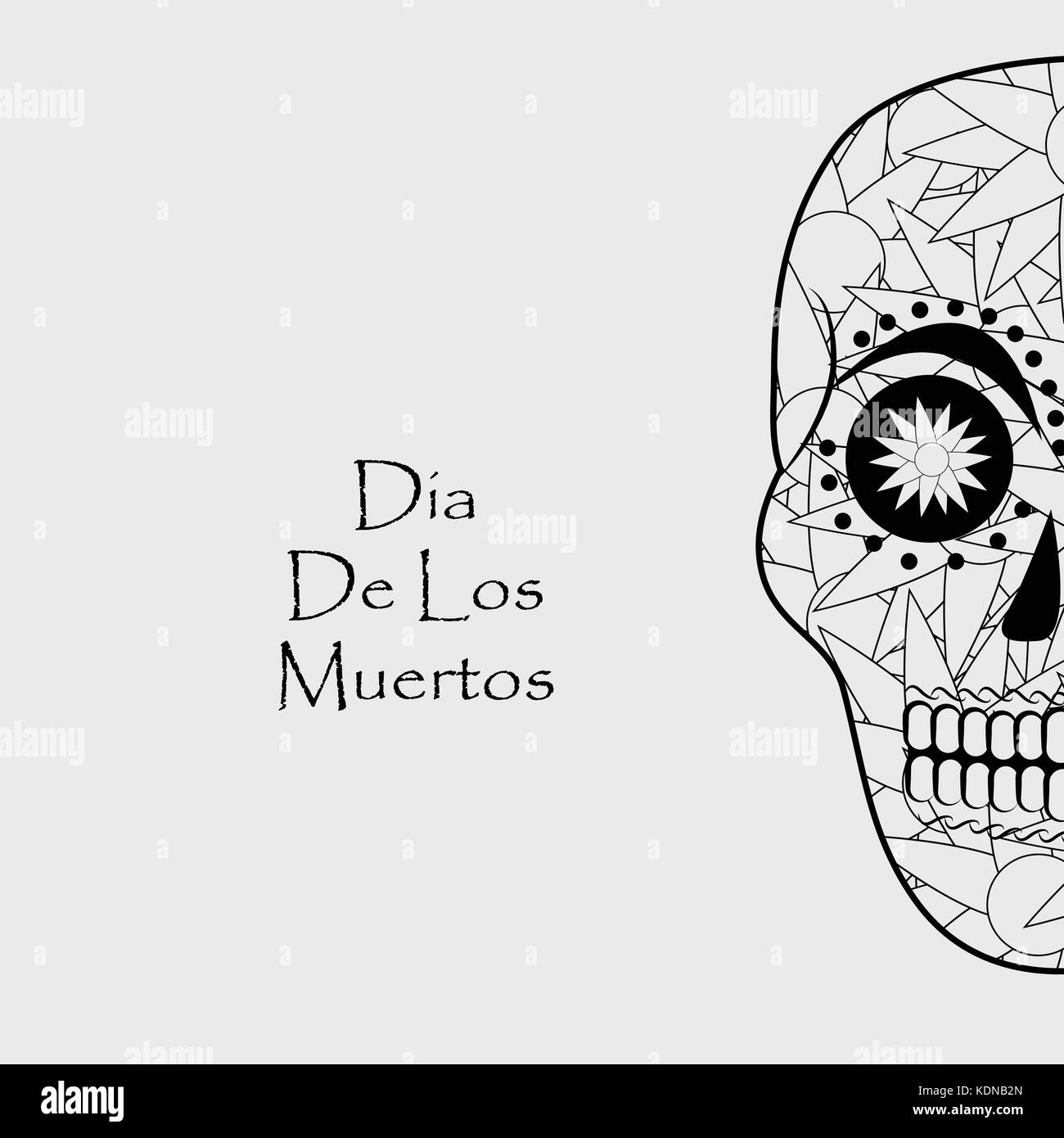 Dia de los muertos Black and White Stock Photos & Images - Alamy