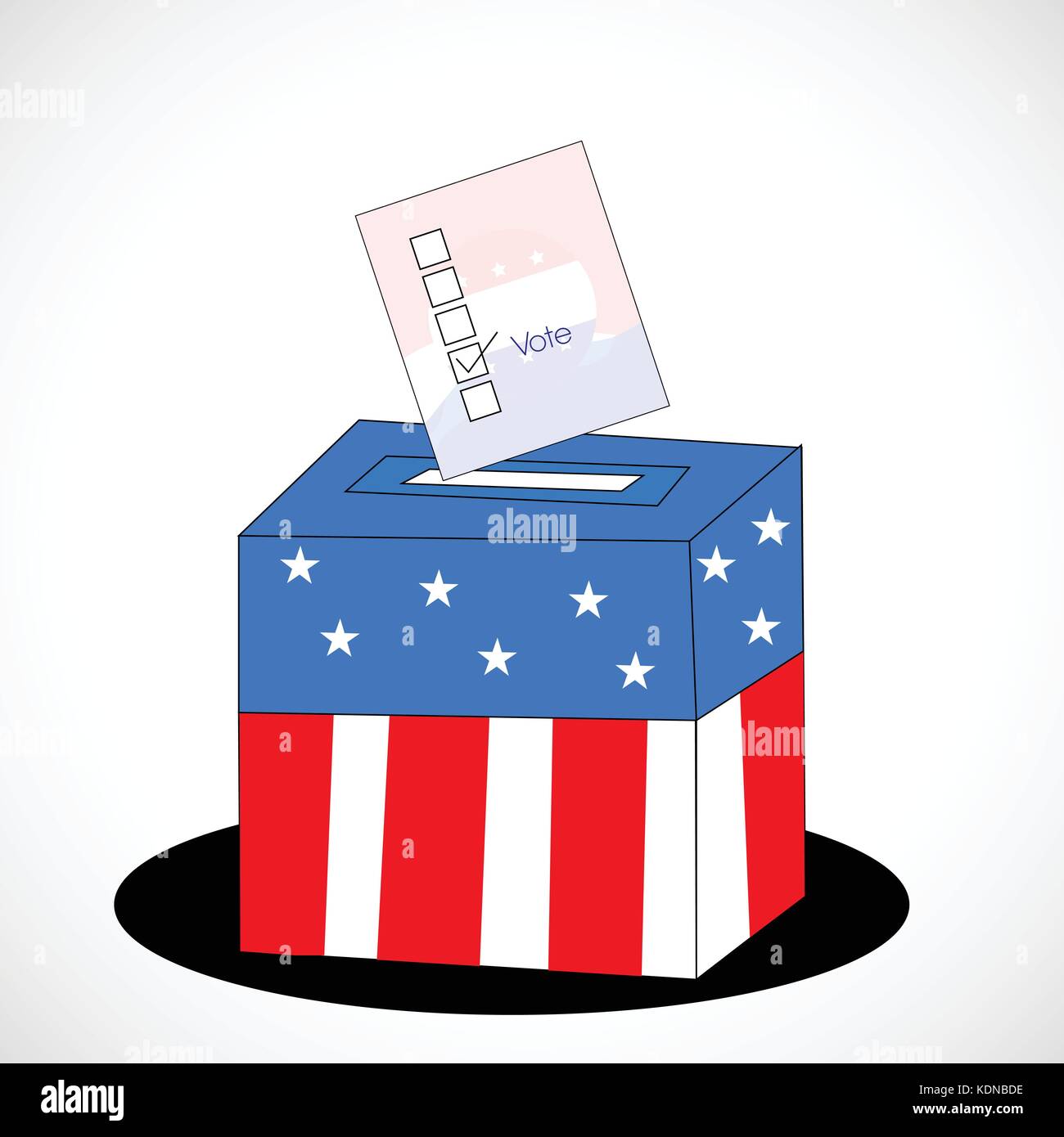 illustration of elements of election day background Stock Vector Image ...