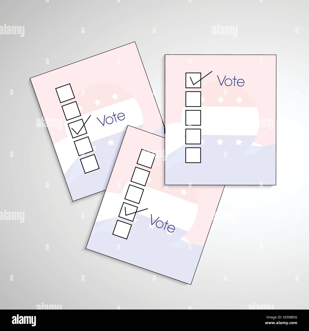 illustration of elements of election day background Stock Vector Image ...