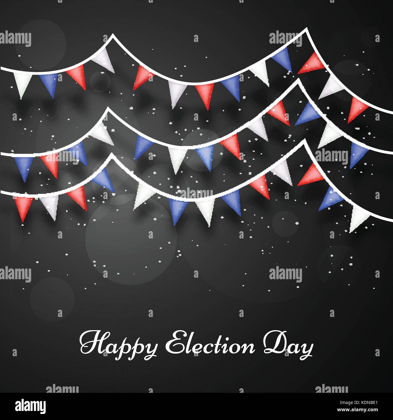 illustration of elements of election day background Stock Vector Image ...