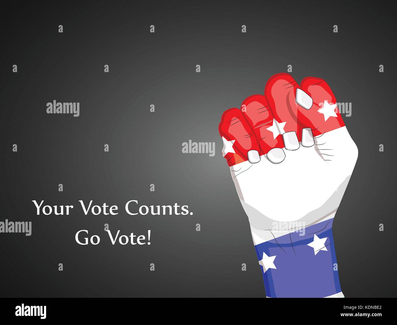 illustration of elements of election day background Stock Vector Image ...