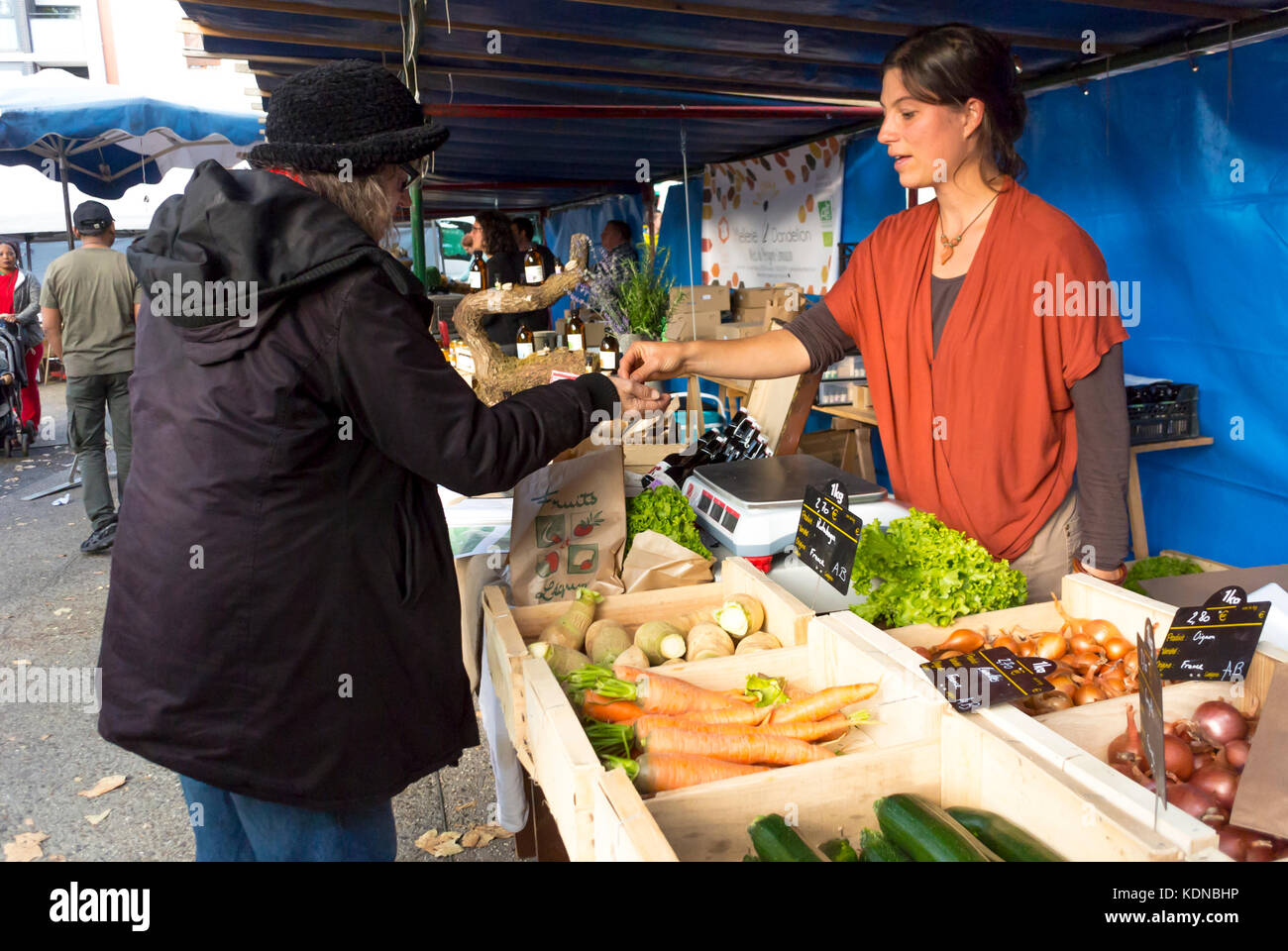 Montreuil, France, Local Products, French Farmer's Organic Food Market ...