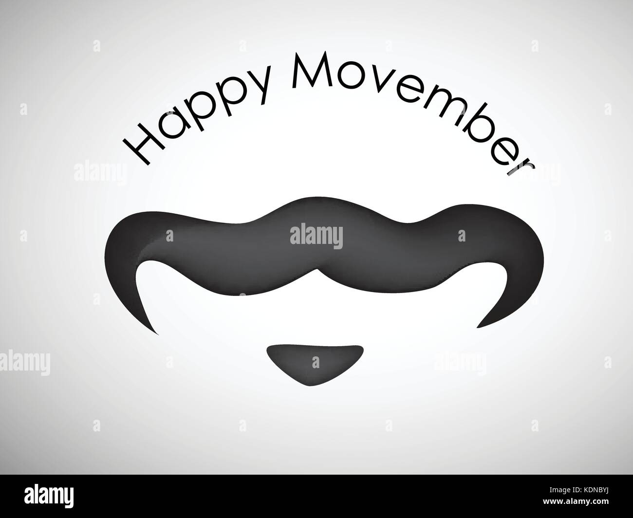 illustration of elements of Movember background Stock Vector Image ...