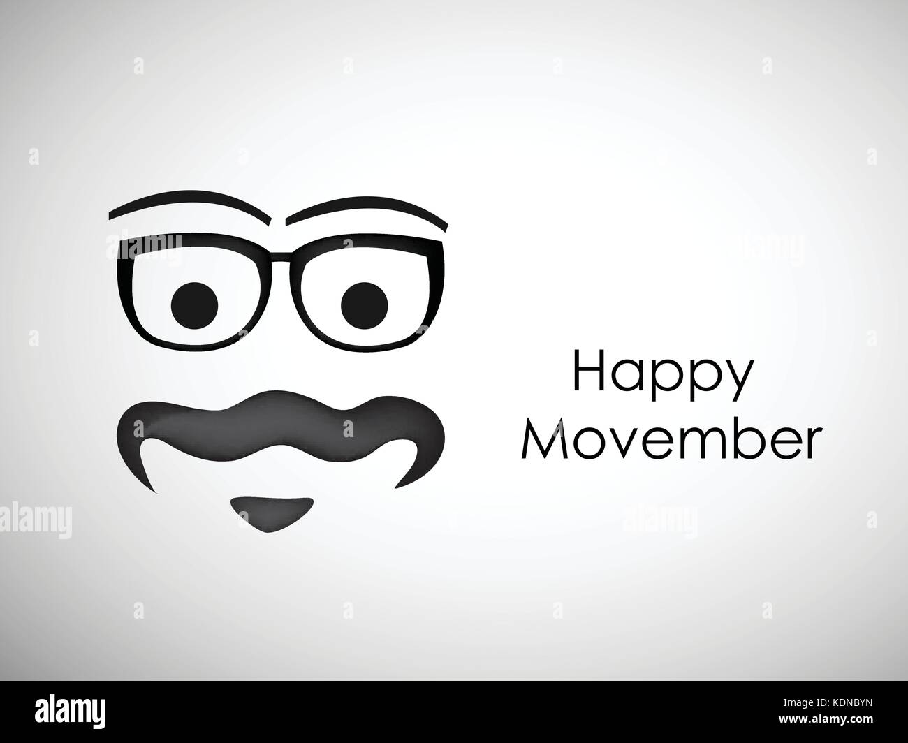 illustration of elements of Movember background Stock Vector Image ...