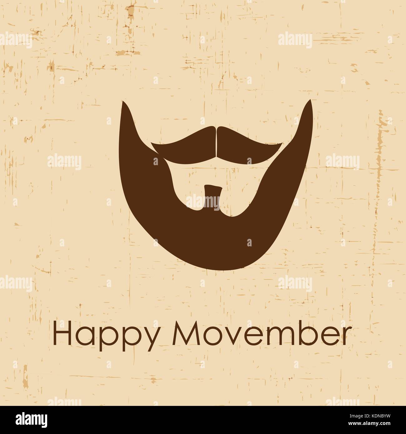 illustration of elements of Movember background Stock Vector Image ...