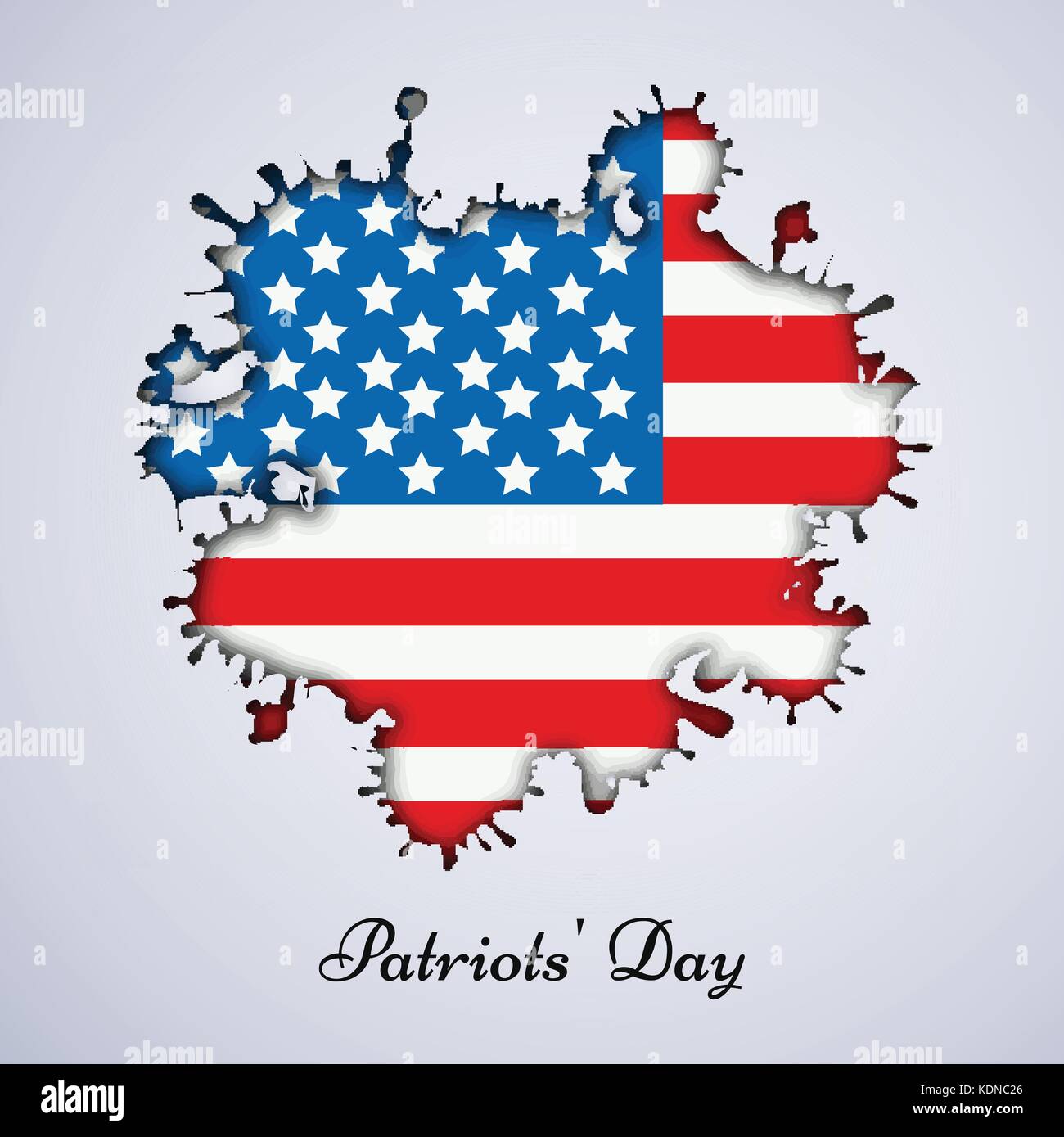 illustration of Patriots' Day background Stock Vector Image & Art - Alamy