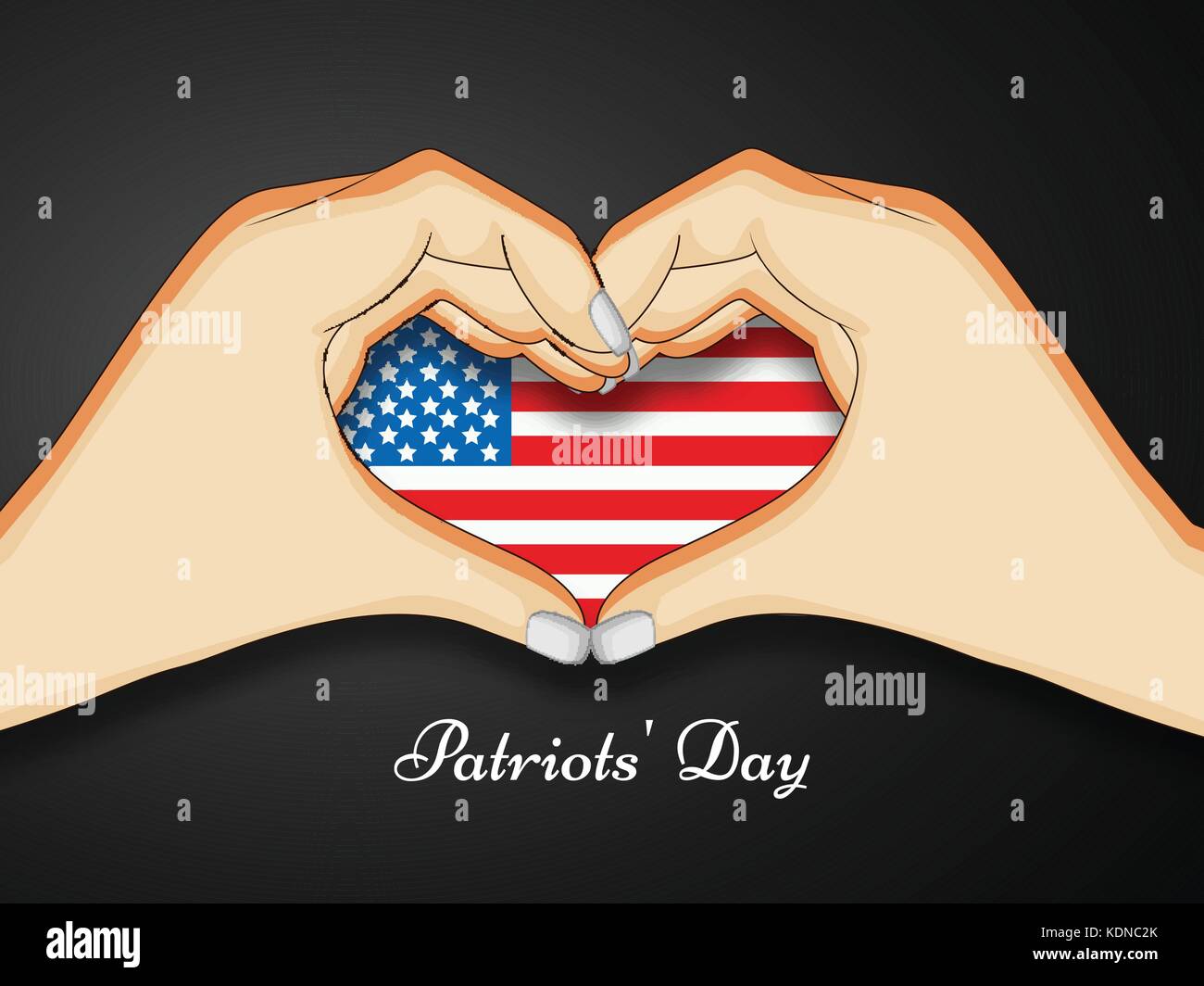 illustration of Patriots' Day background Stock Vector Image & Art - Alamy