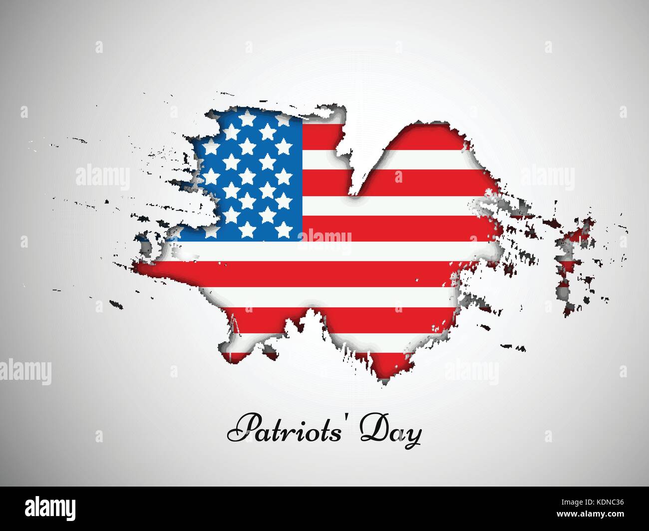 illustration of Patriots' Day background Stock Vector Image & Art - Alamy