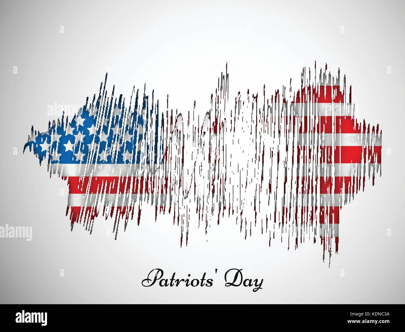 illustration of Patriots' Day background Stock Vector Image & Art - Alamy