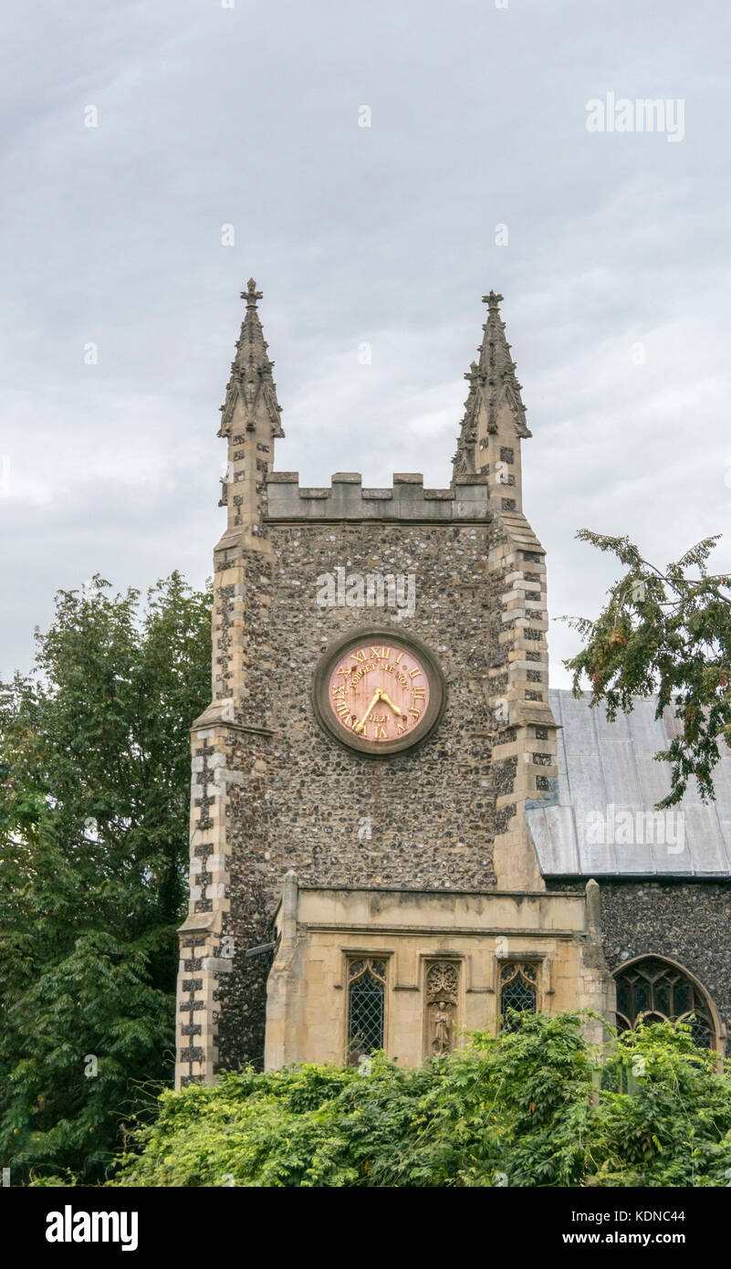 St michael at plea clock tower hi-res stock photography and images - Alamy