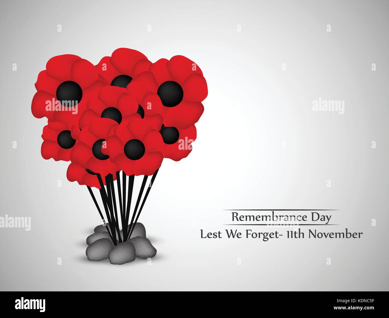 illustration of elements of Remembrance Day background Stock Vector ...