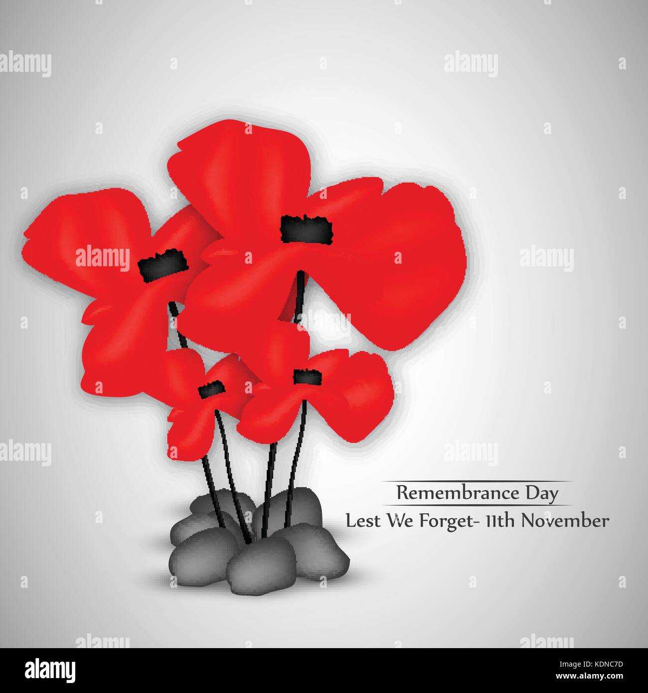 illustration of elements of Remembrance Day background Stock Vector ...