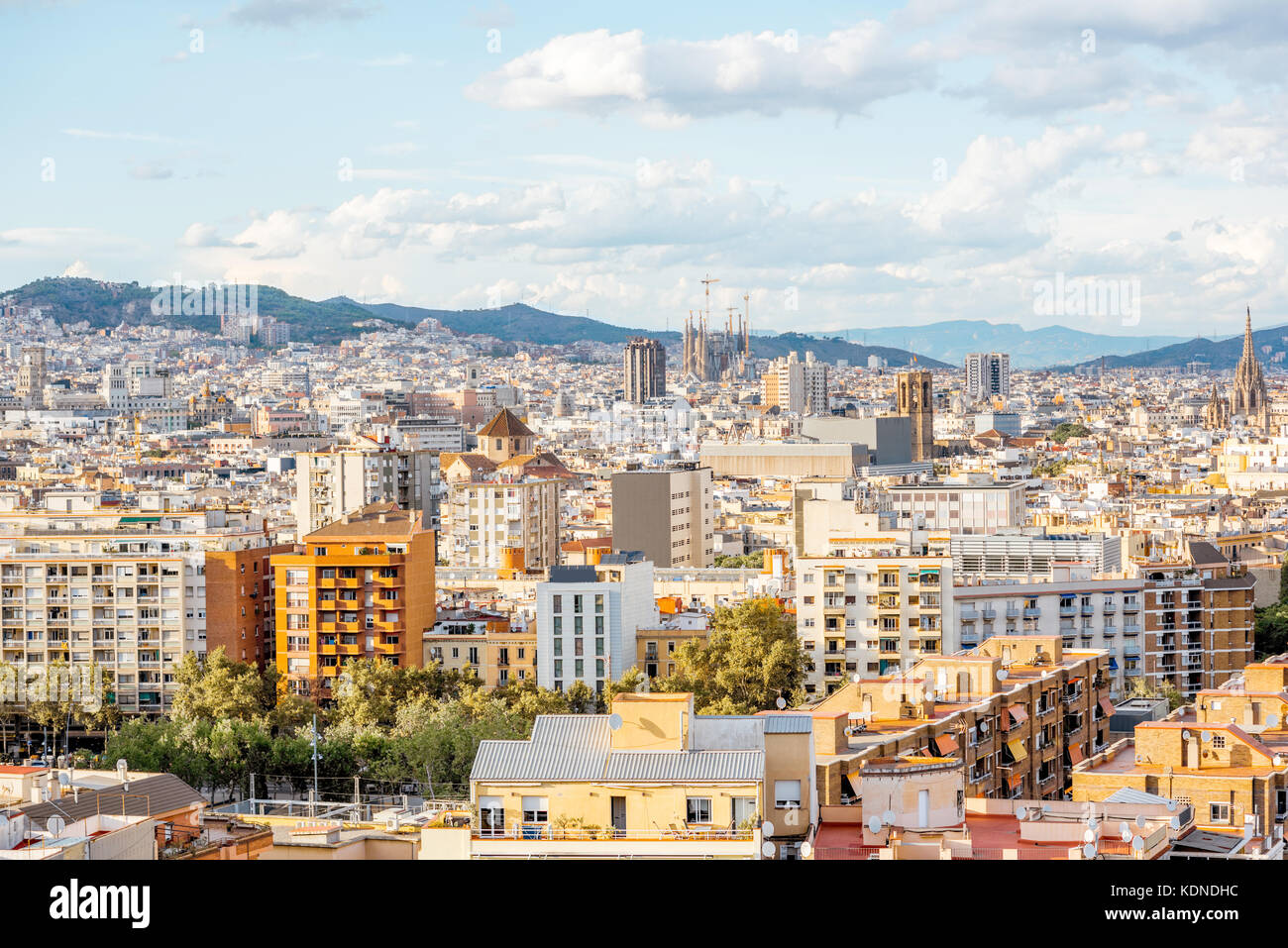 Beautiful view barcelona city hi-res stock photography and images - Alamy