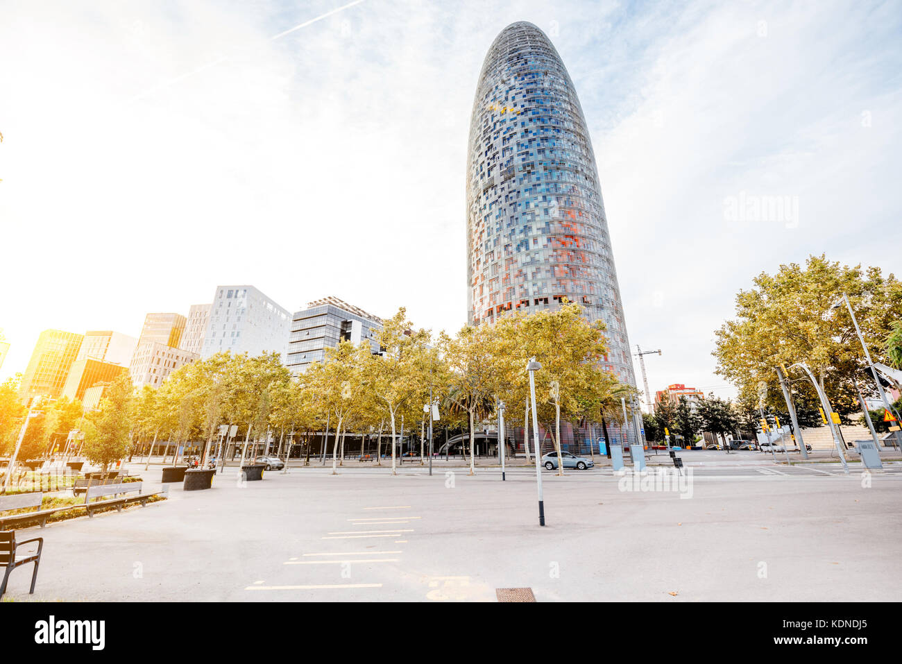 Barcelona city view Stock Photo - Alamy