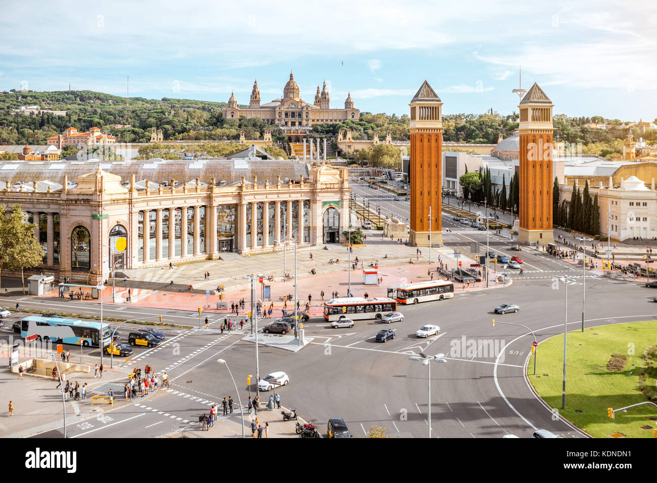 Barcelona city view Stock Photo - Alamy