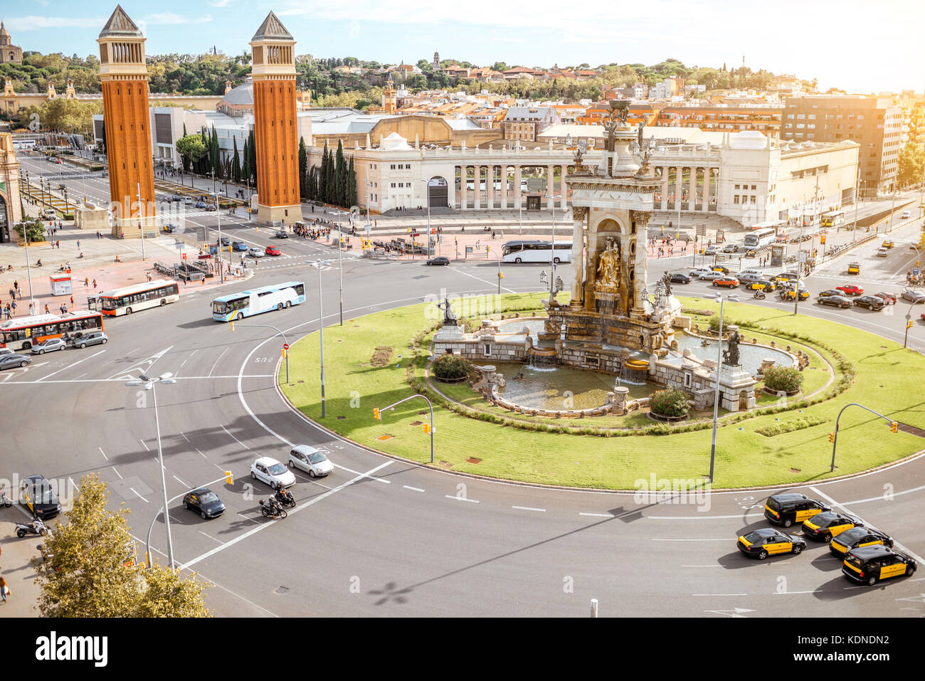 Barcelona city view Stock Photo - Alamy