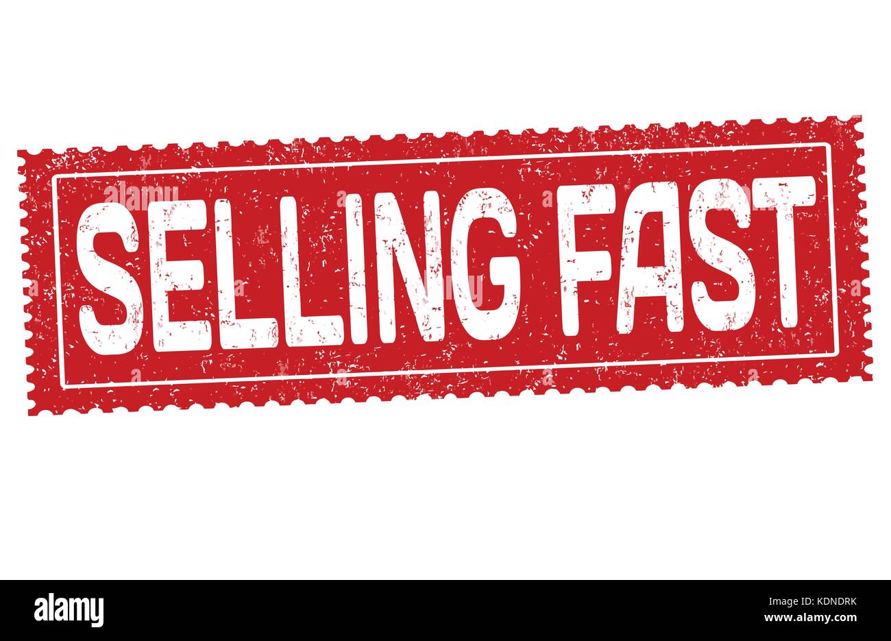 Selling fast grunge rubber stamp on white background, vector ...