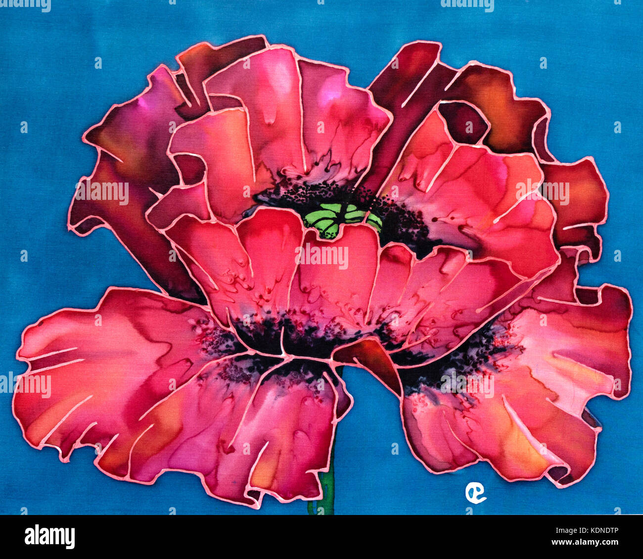 Poppy flower painting art hi-res stock photography and images - Alamy