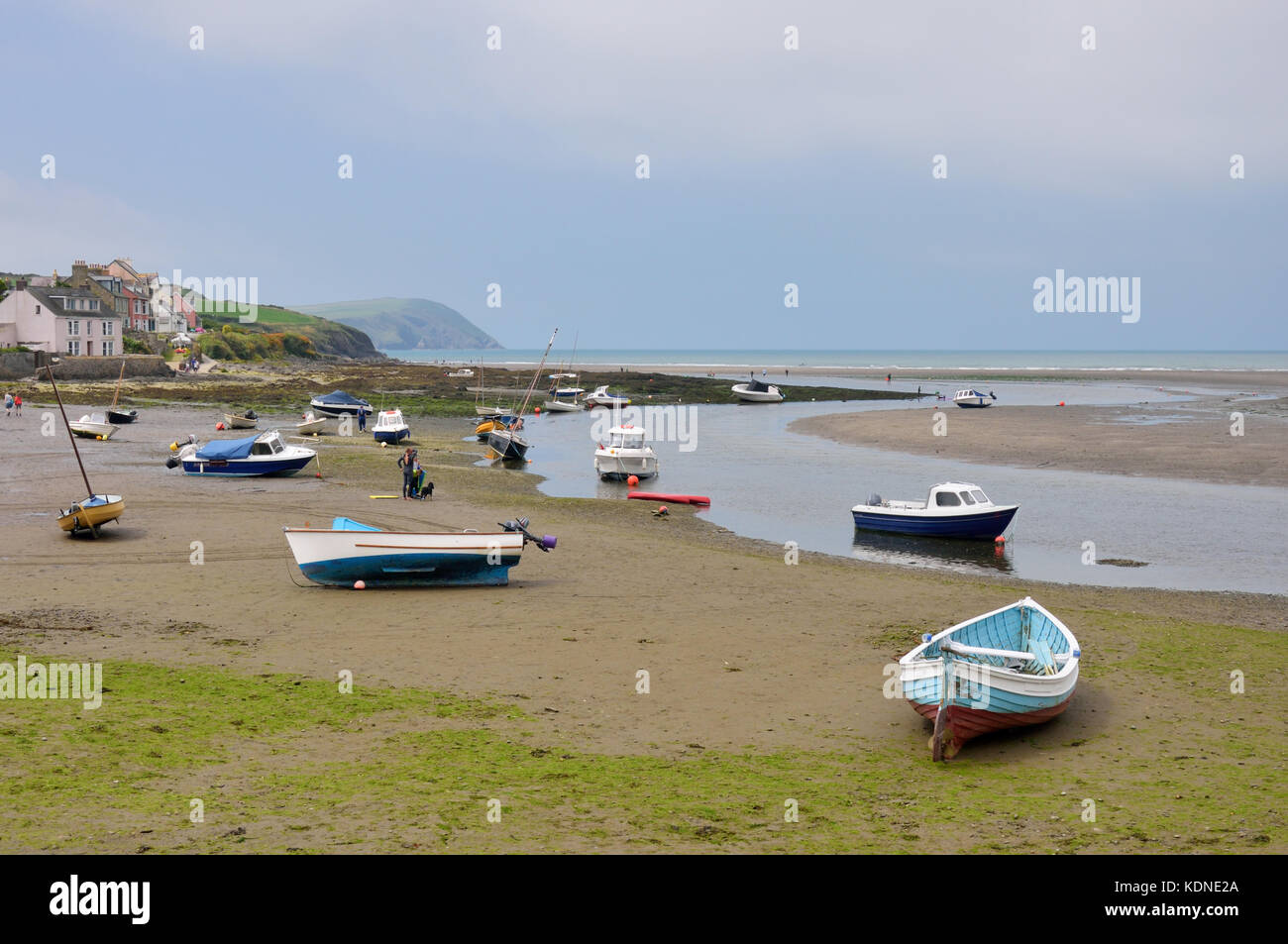 The Parrog Beach Stock Photo - Alamy