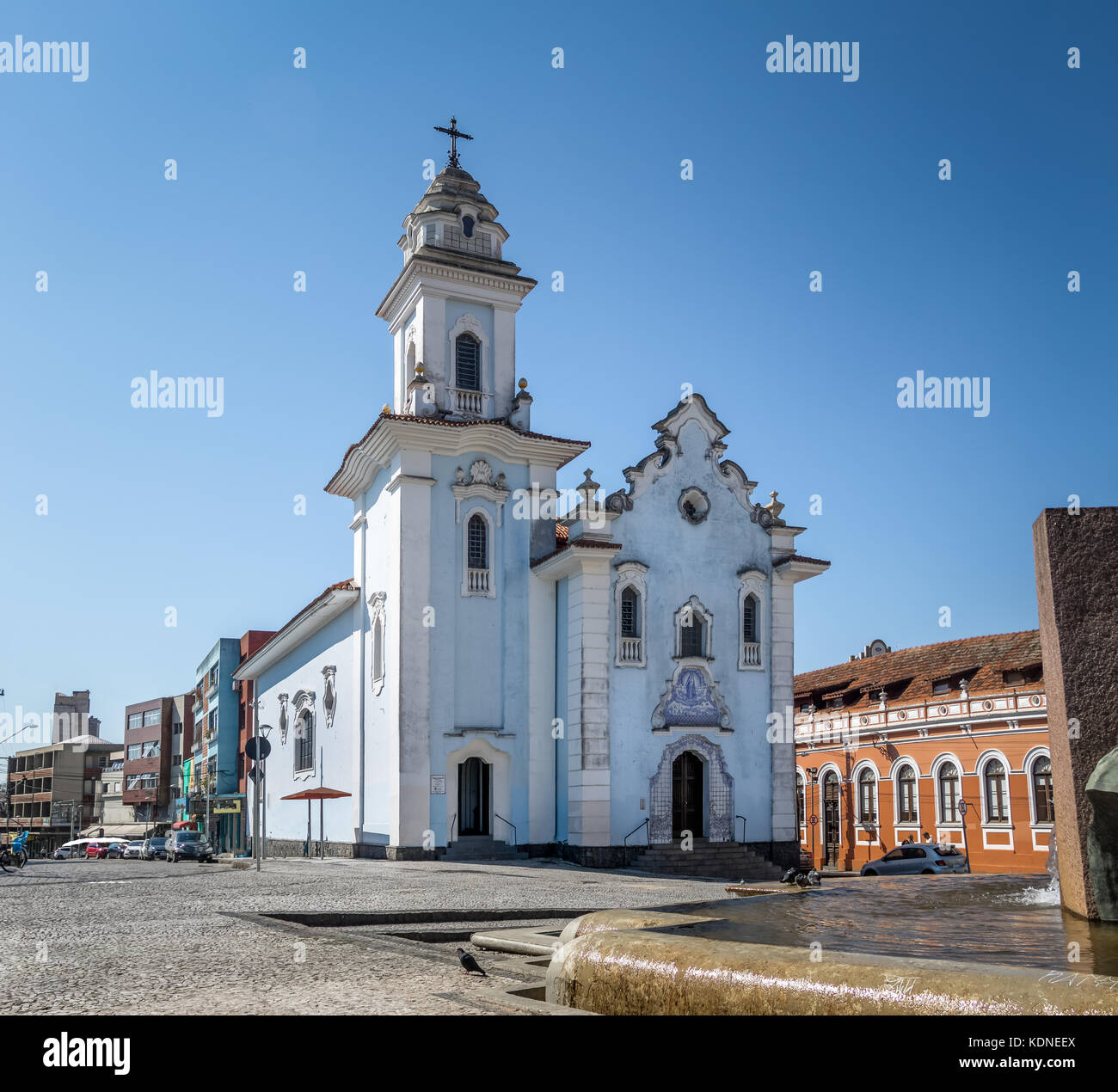 Rosario Church at Curitiba Historical Center - Curitiba, Parana, Brazil ...