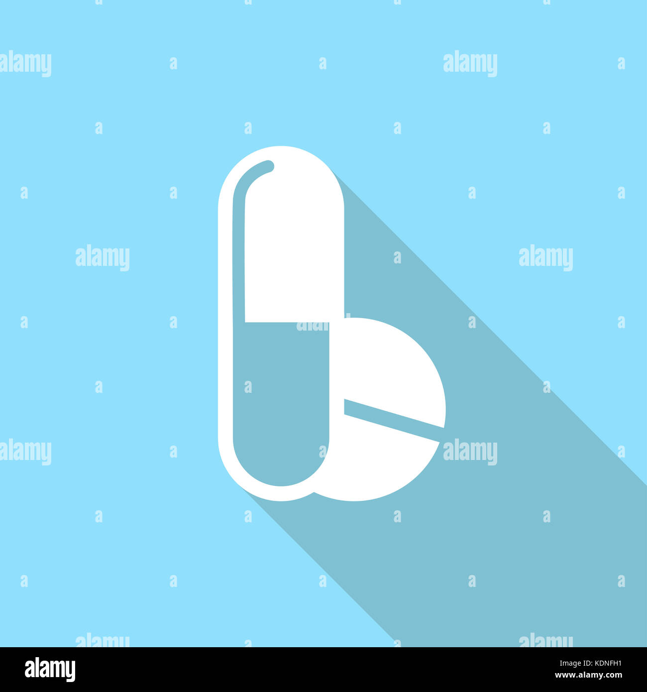 Medical Drugs icon, Tablets icon symbol Flat Stock Photo - Alamy