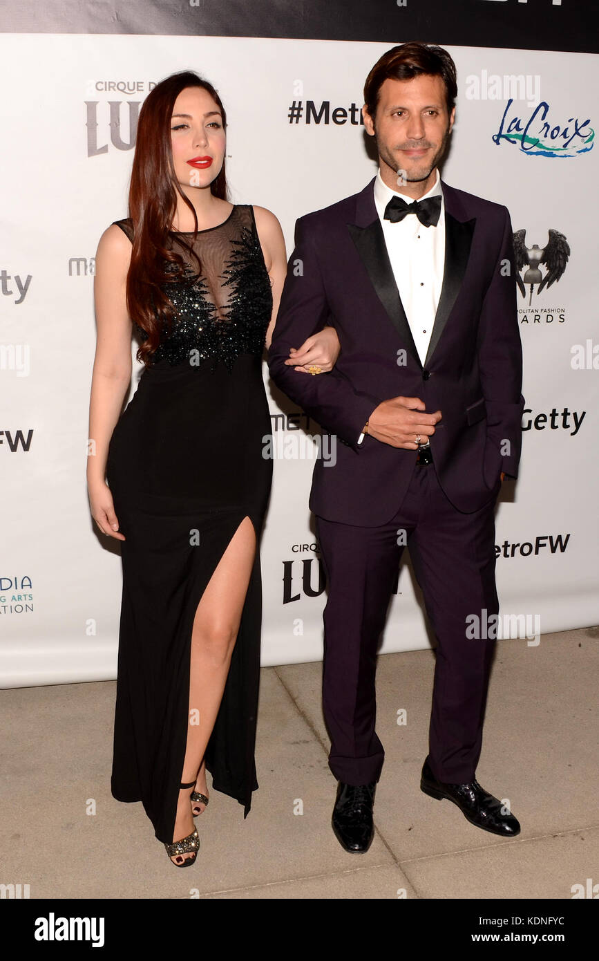 Rubi Molina and Quique Vsales arrives the Metropolitan Fashion Show ...