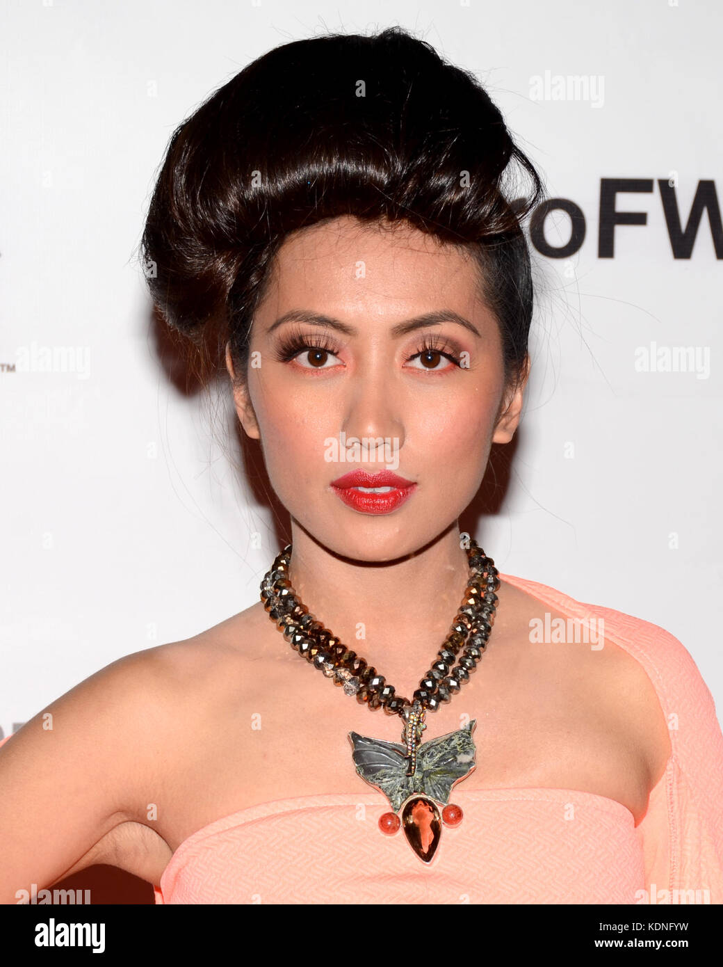 Quiggle Ignacio arrives the Metropolitan Fashion Show Closing Gala and ...