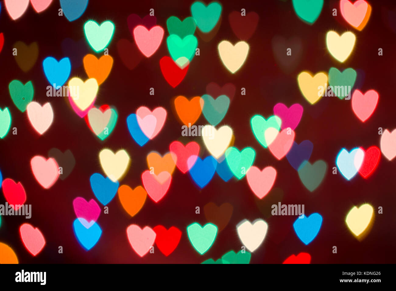 Heart bokeh background. Valentine's day background Stock Photo - Alamy