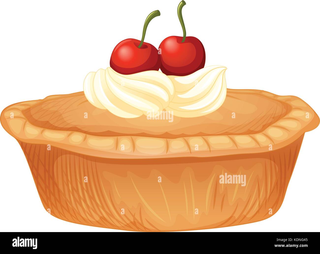 Whole Cherry Pie Clipart