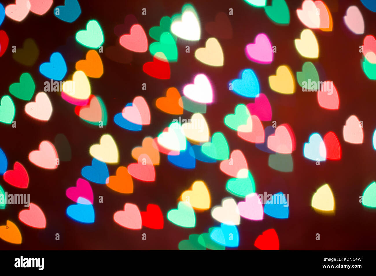 Heart bokeh background. Valentine's day background Stock Photo - Alamy