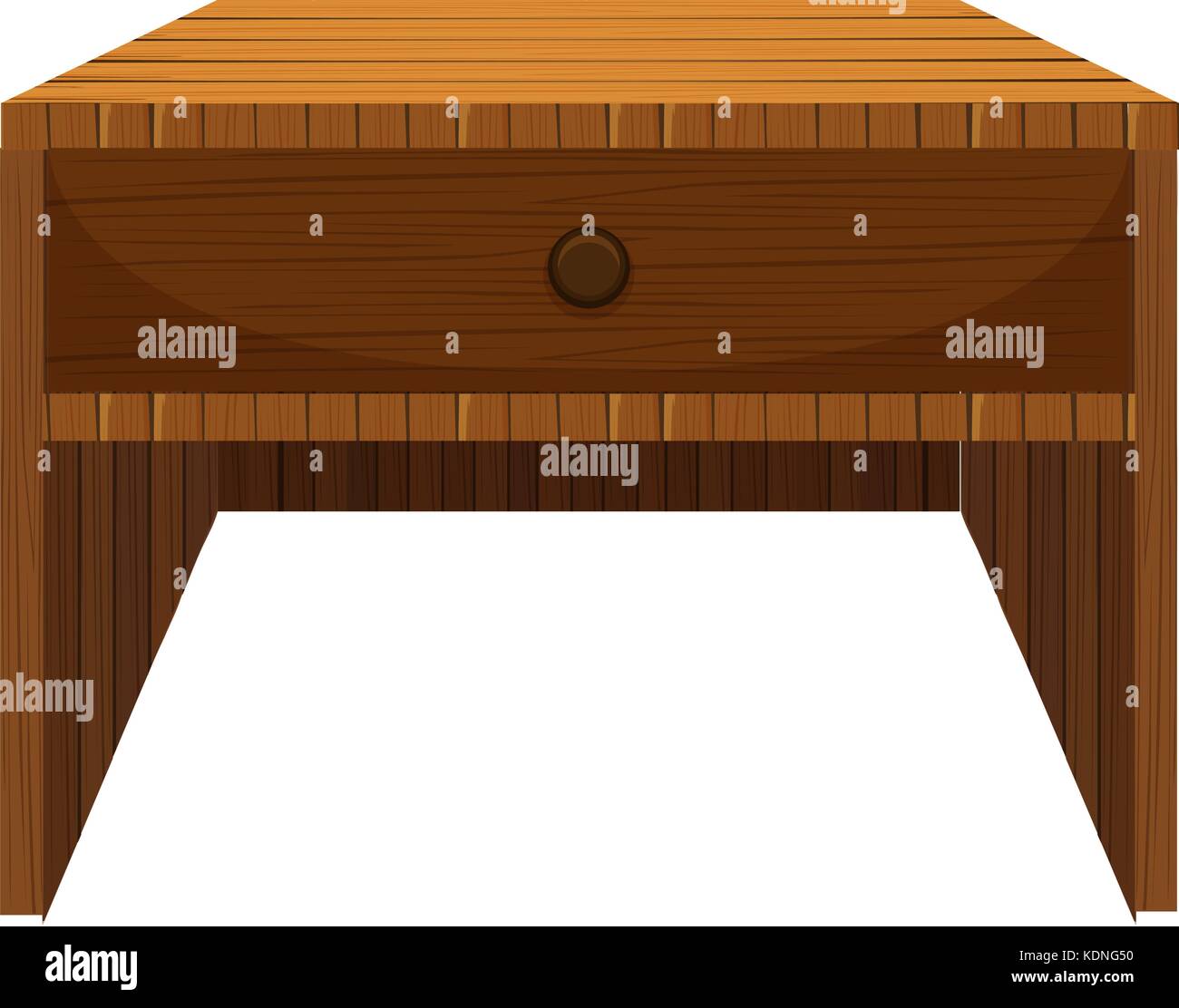 Wooden drawer in classic design illustration Stock Vector Image & Art ...