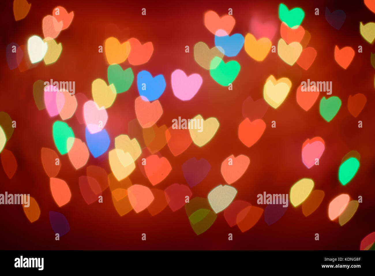 Heart bokeh background. Valentine's day background Stock Photo - Alamy