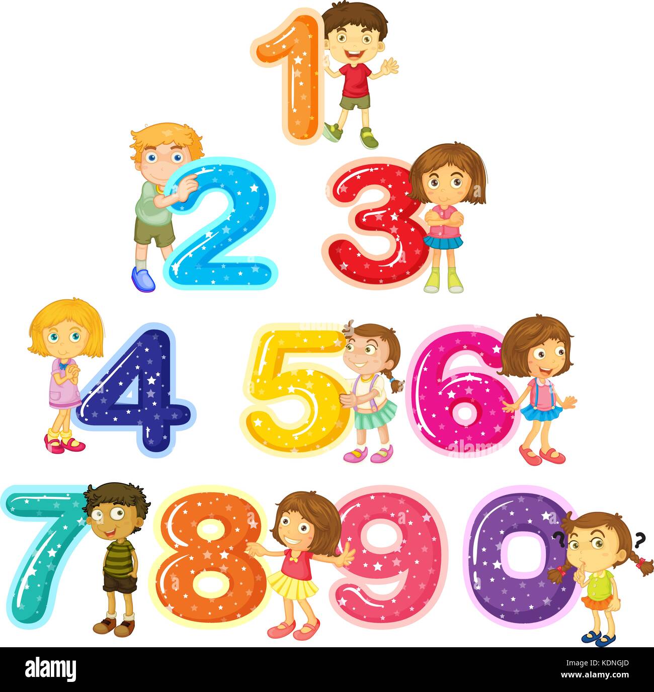 Numbers Clip Art For Kids