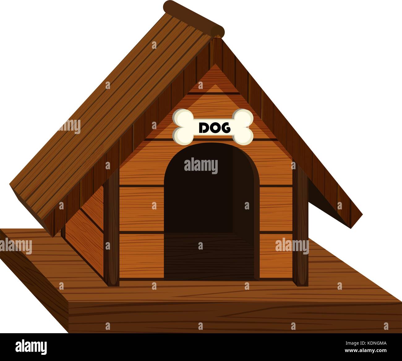 House made wood illustration Stock Vector Images - Alamy