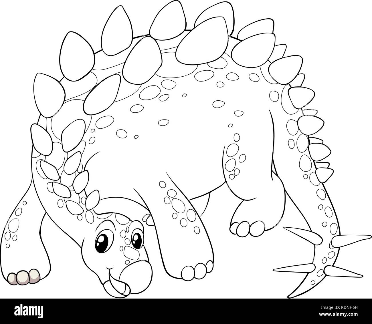 Doodles drafting animal for cute dinosaur illustration Stock Vector ...