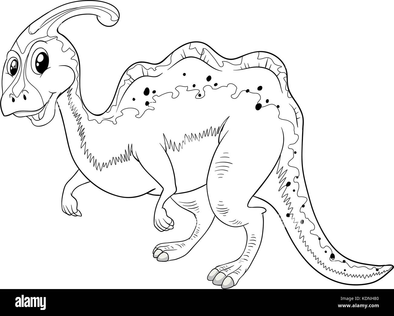 Dinosaure illustration Stock Vector Images - Alamy