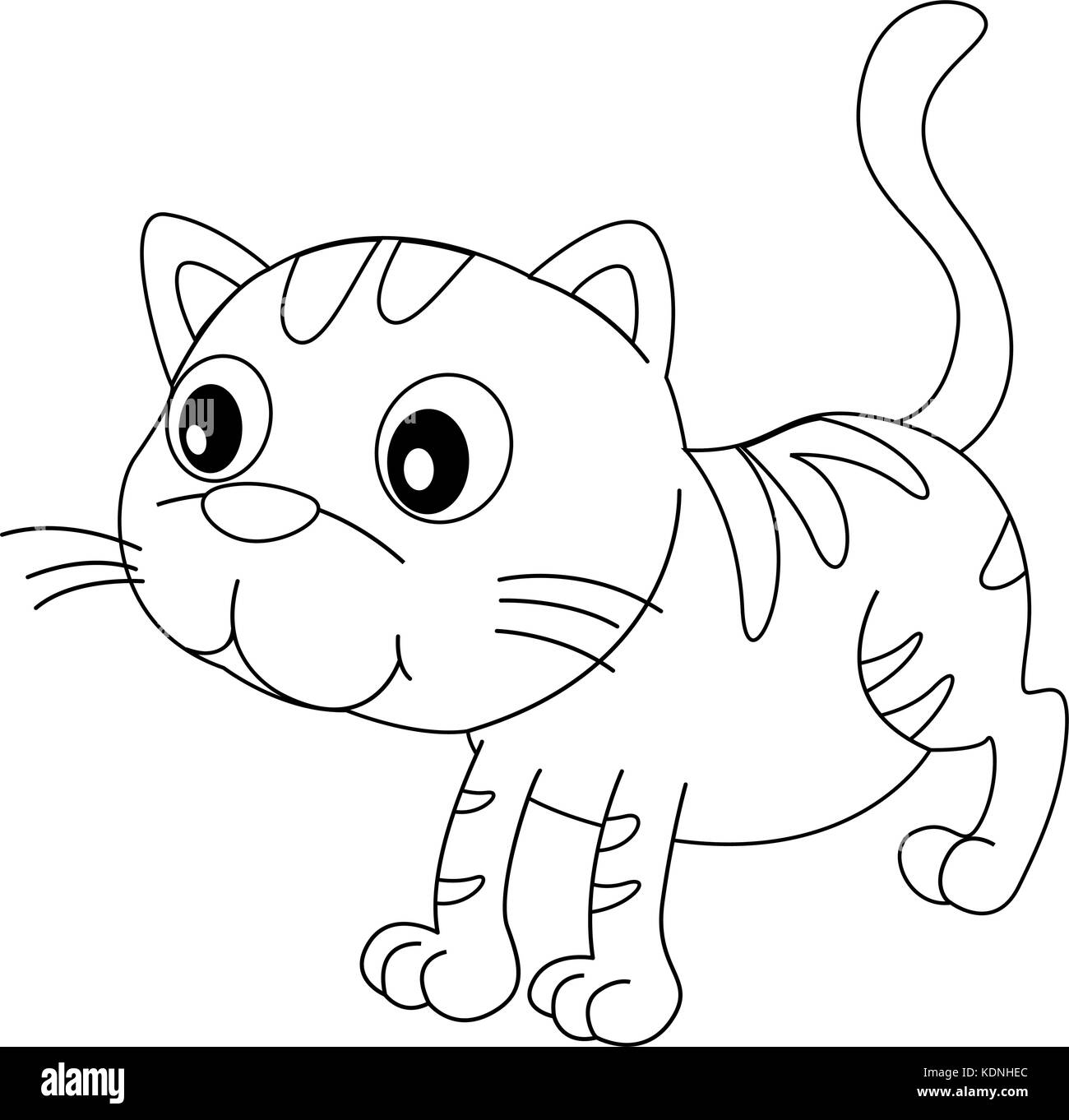 Kitten Clipart Black And White