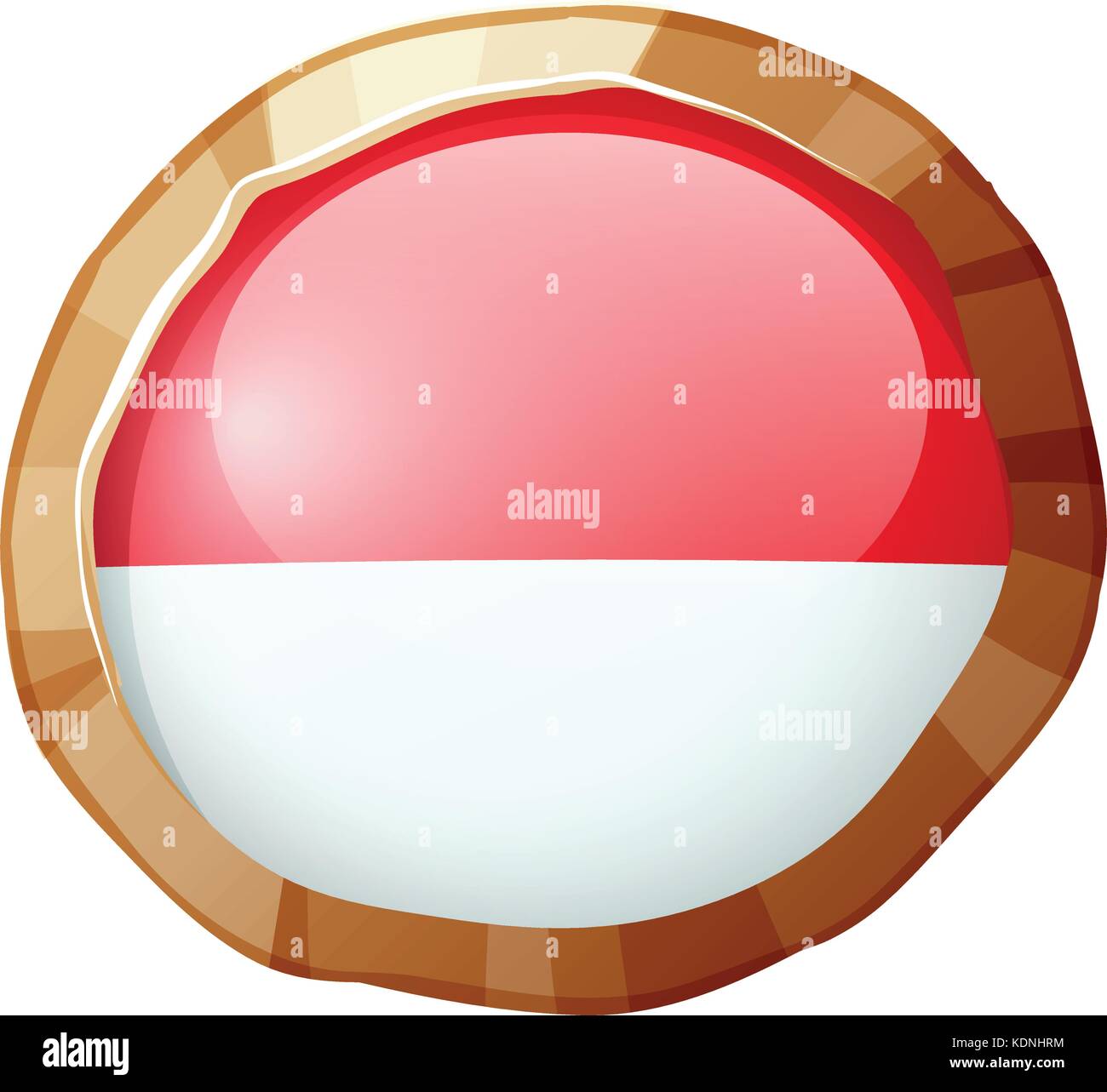 Flag Indonesia Round High Resolution Stock Photography and Images - Alamy