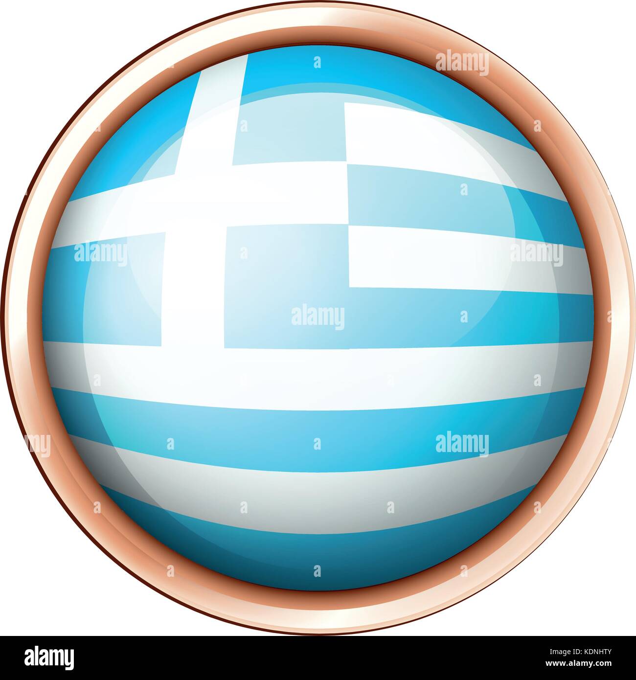 Flag of Israel in round frame illustration Stock Vector Image & Art - Alamy