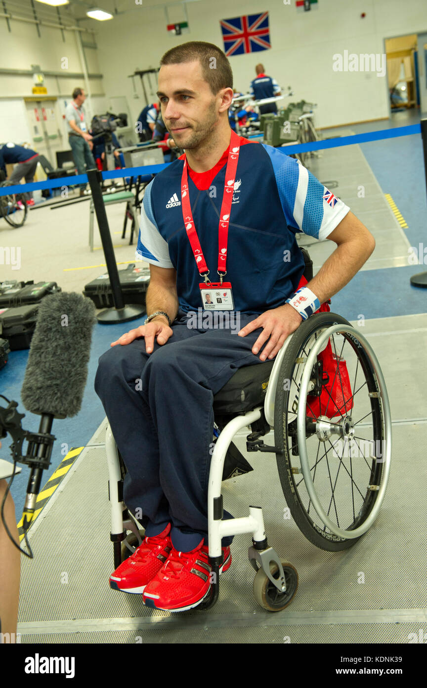 Paralympian shooter Matt Skelhon Stock Photo - Alamy