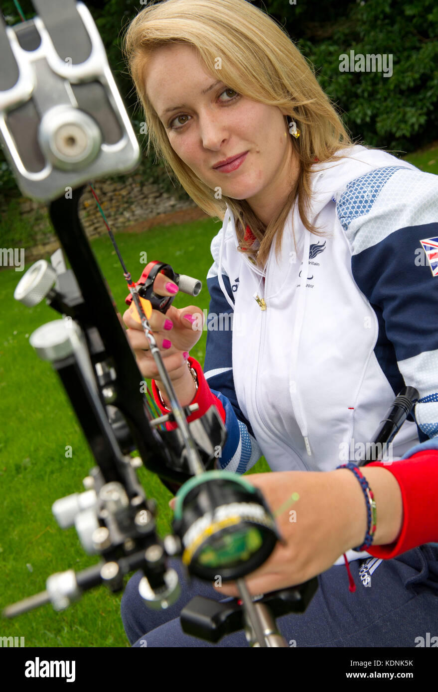 Paralympic archer Danielle Brown Stock Photo - Alamy