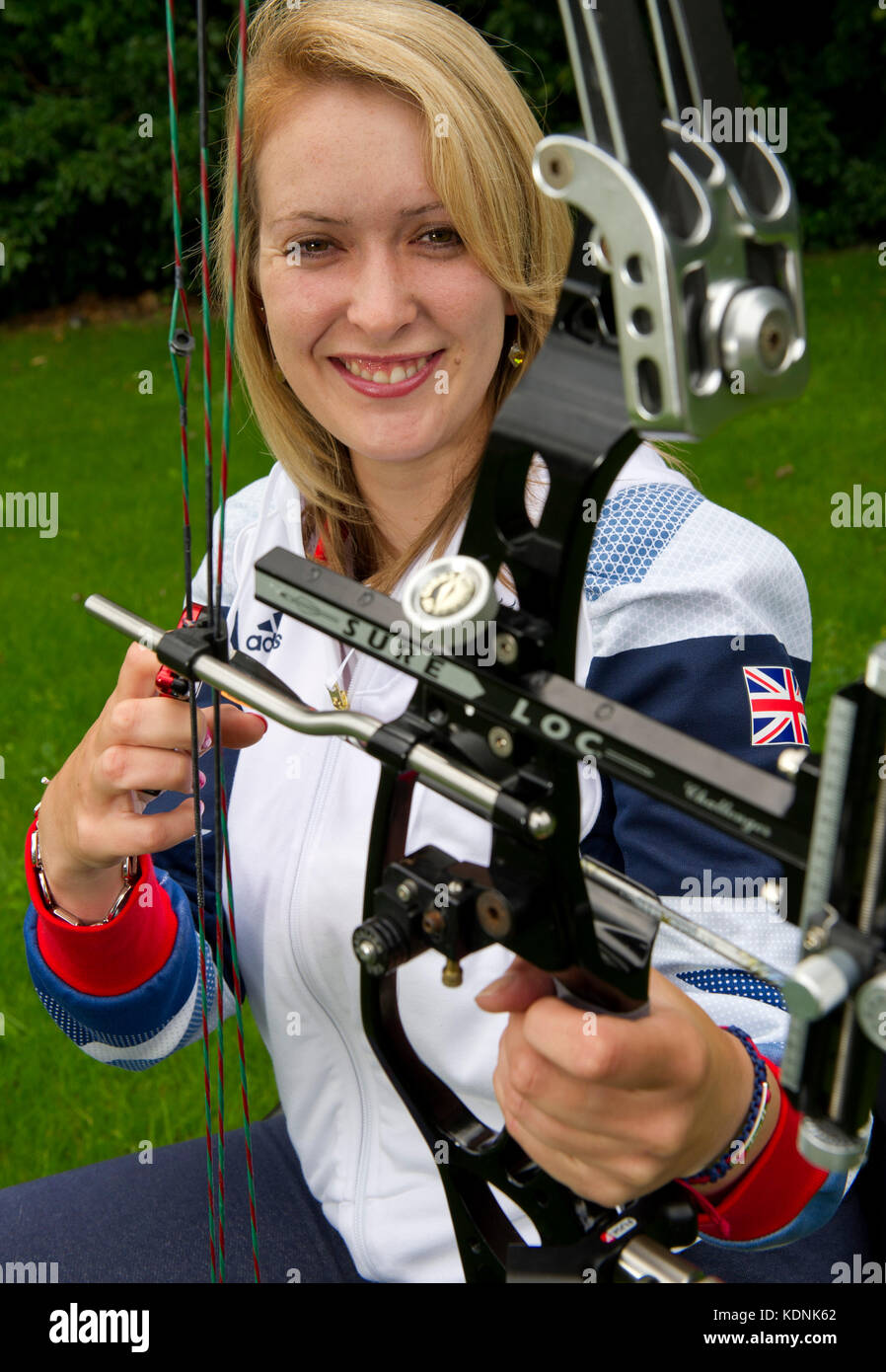 Paralympic archer Danielle Brown Stock Photo - Alamy