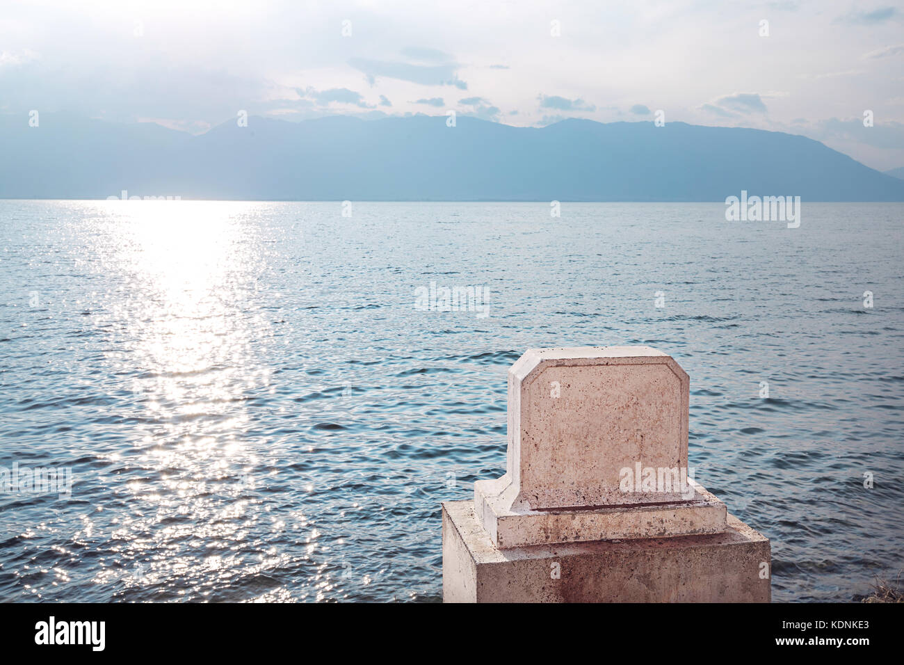 Stone beside the sea Stock Photo - Alamy
