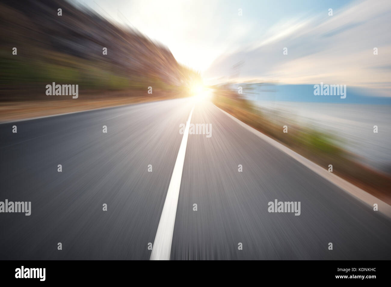 high way blur view Stock Photo - Alamy