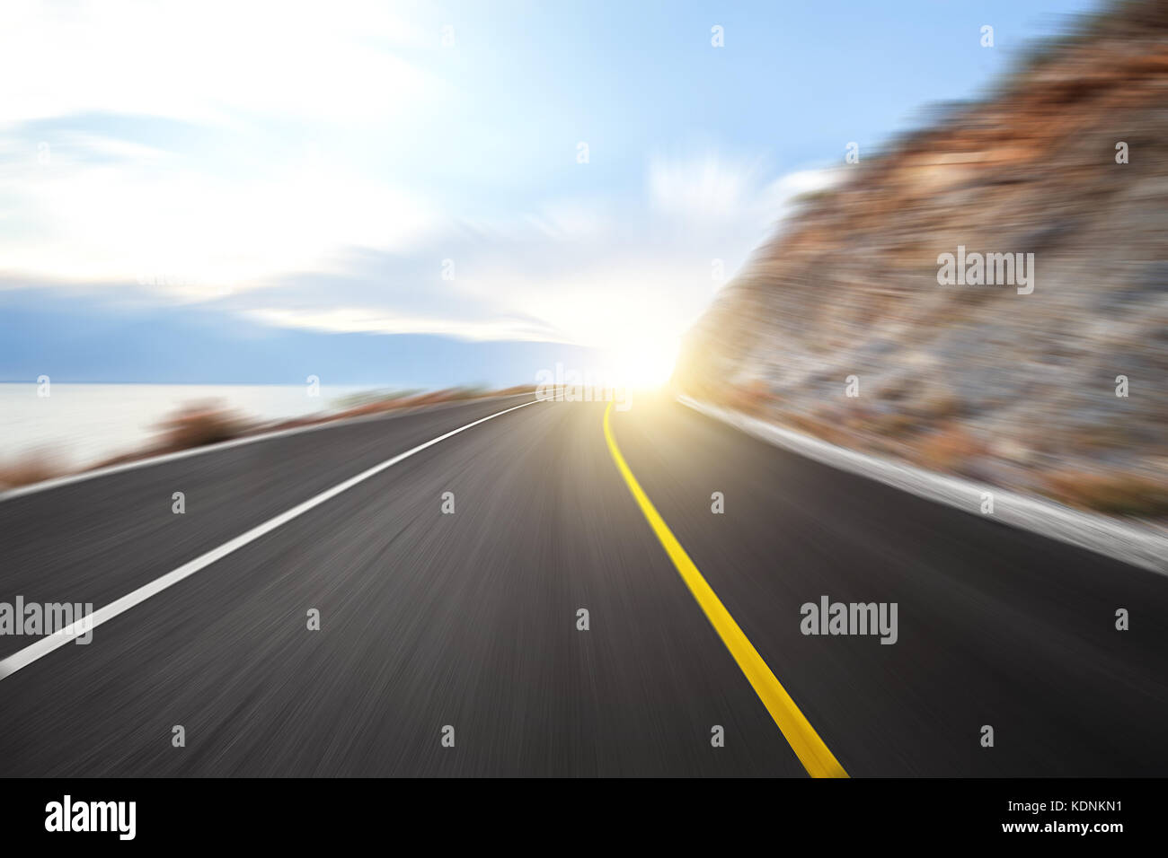 high way blur view Stock Photo - Alamy