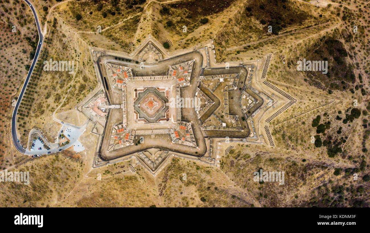 Forte da Graca, Elvas, Alentejo, Portugal, (Bastion fort or star fort ...