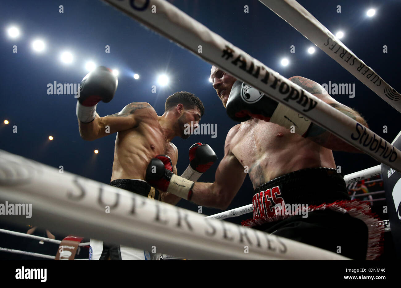 Wbss super middleweight quarter final bout wembley sse arena hi-res ...