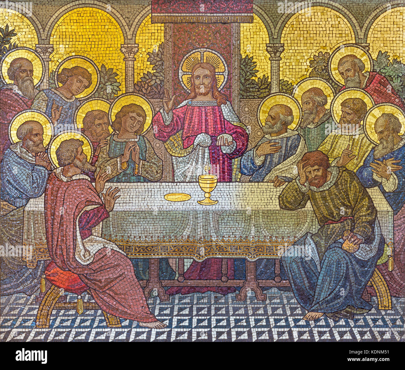 LONDON, GREAT BRITAIN - SEPTEMBER 17, 2017: The mosaic of The Last ...