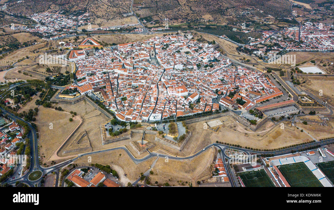 Bastian Fort, City Walls, Castle of Elvas, Portugal Stock Photo - Alamy