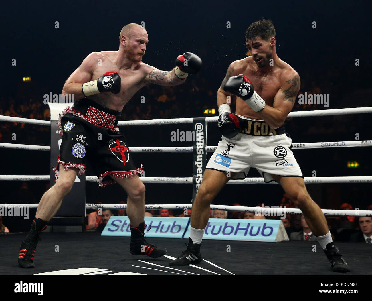 Wbss super middleweight quarter final bout wembley sse arena hi-res ...